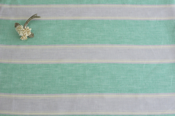 Linen twill border stripe/リネンツイルボーダー