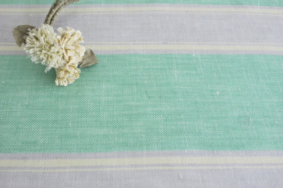 Linen twill border stripe/リネンツイルボーダー